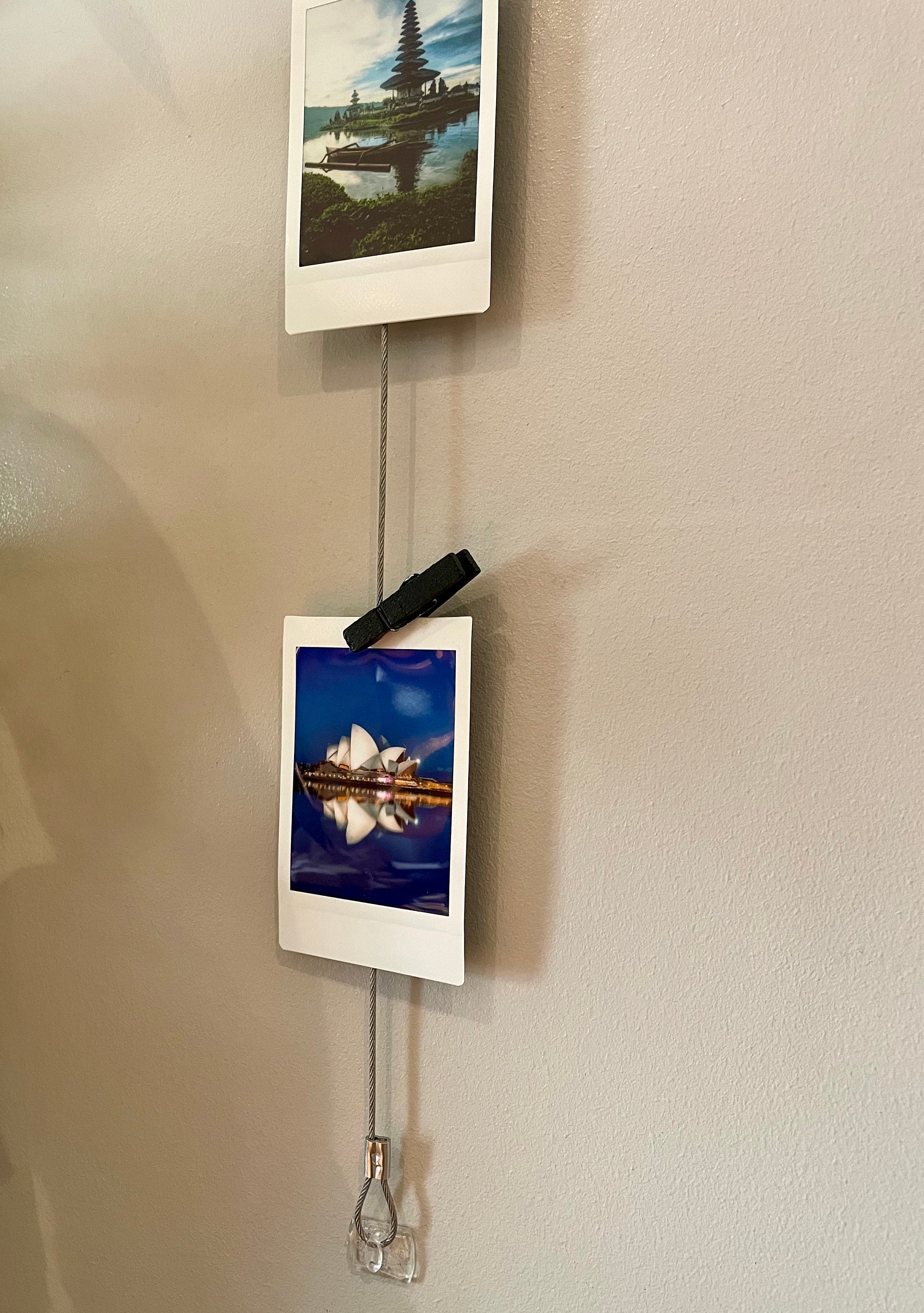 Cable Photo Display // Cable Photo Holder // Instax Mini Prints ...