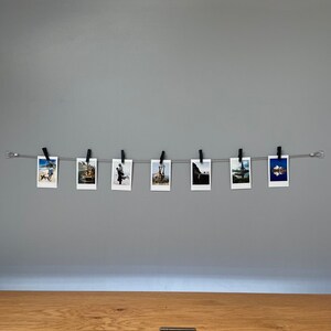 Instax Mini Photo Display: Wall Hanging With Wooden Pegs - Etsy UK