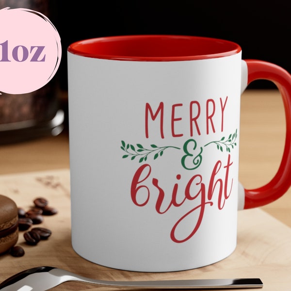 Merry and Bright Mug - Etsy