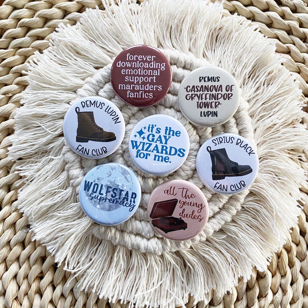 Marauder Fanfic Pinback Button Set #2 - Etsy