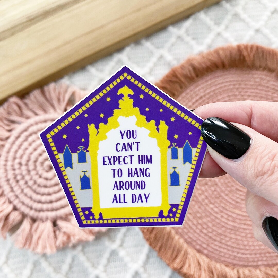 Magical Trading Card Sticker, Funny Sticker, Water Bottle Sticker ...