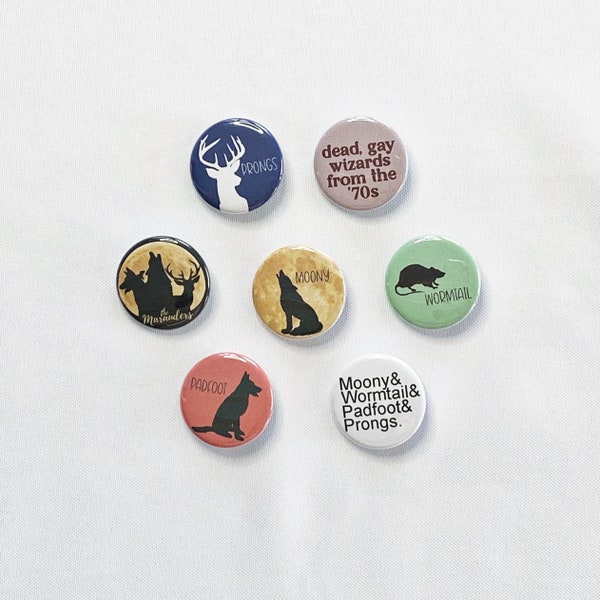 Pinback Button Set - Etsy