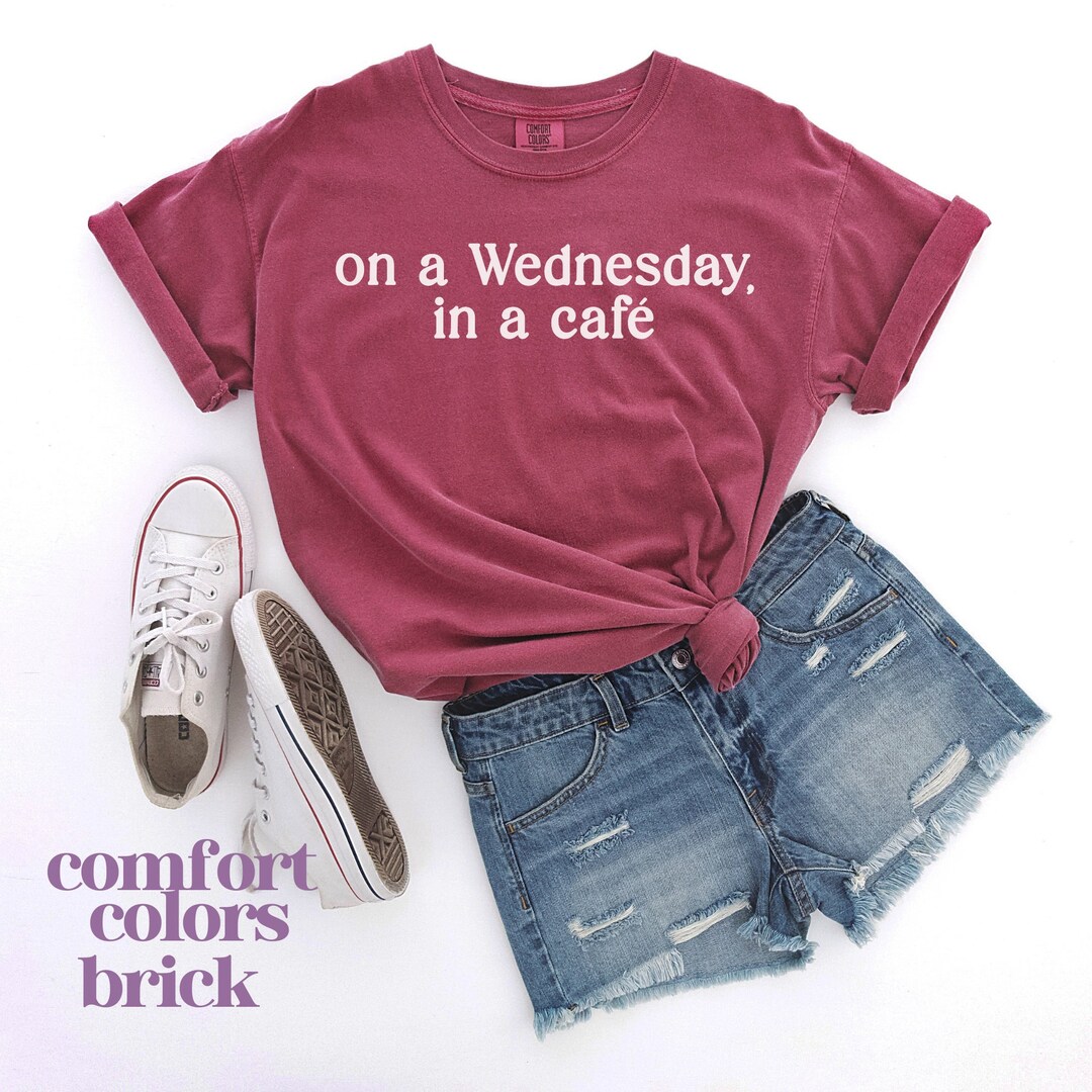 Cafe Shirt (on Comfort Colors), Song Lyrics, Coffee Shop Shirt - Etsy