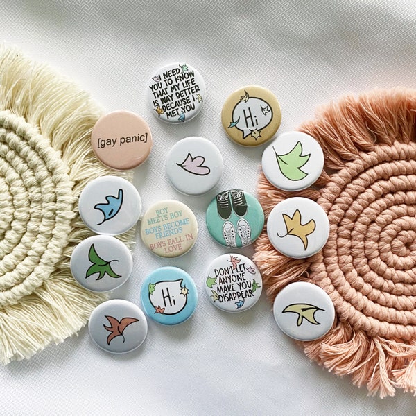 Pinback Button Set - Etsy