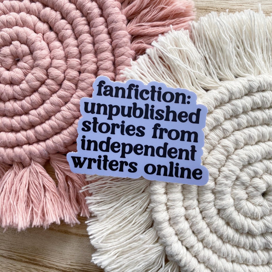 Fanfiction Definition Sticker, Bookish Sticker, Bookstagram, Booktok ...