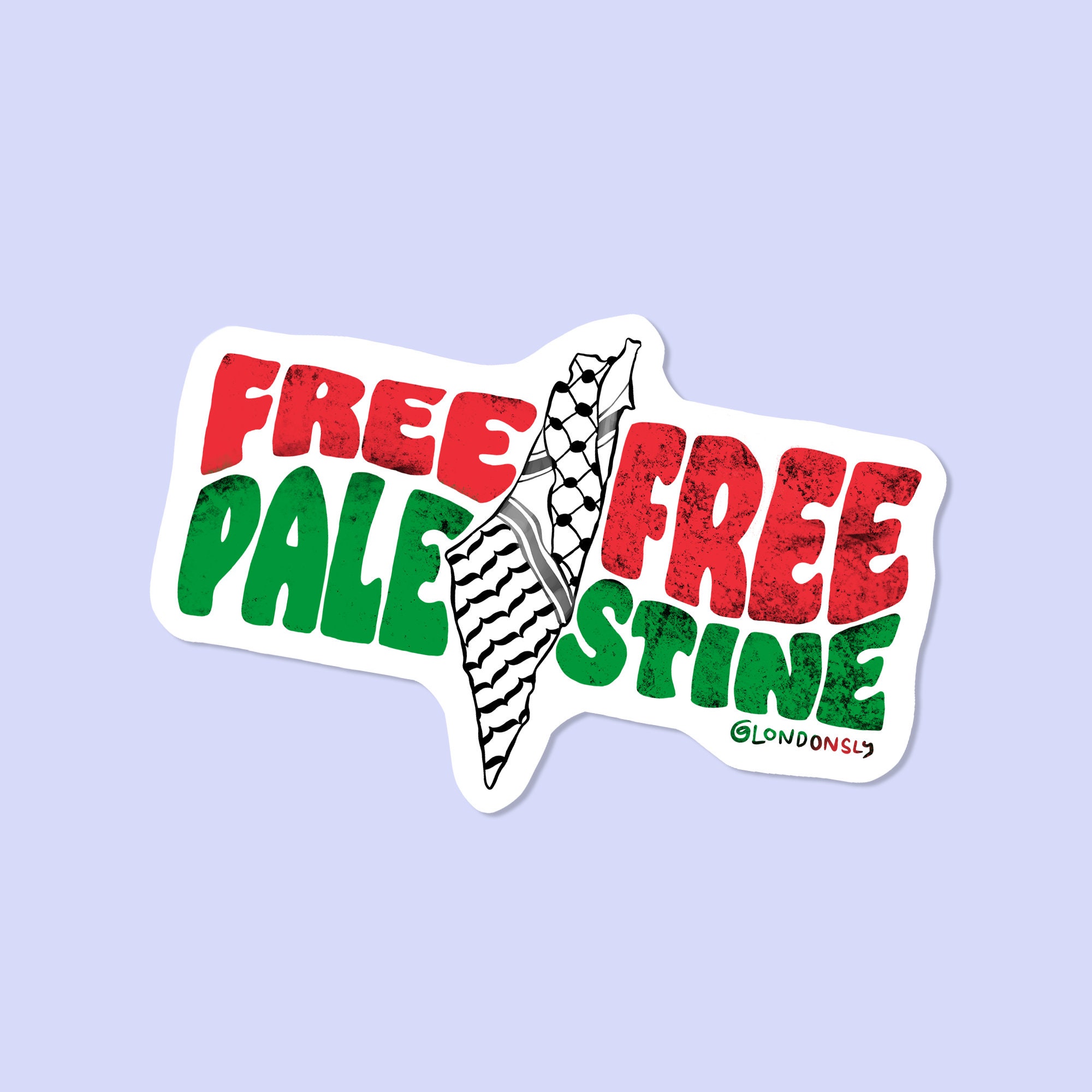 Lot d'autocollants Palestine gratuits, Stickers Palestine faits main ...