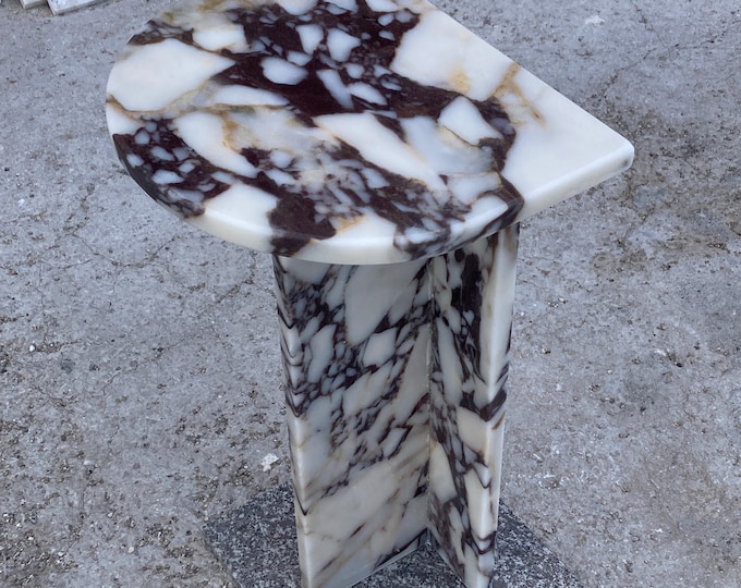 Calacatta Viola Marble Table -side Table -end Table -stone Table-coffe ...