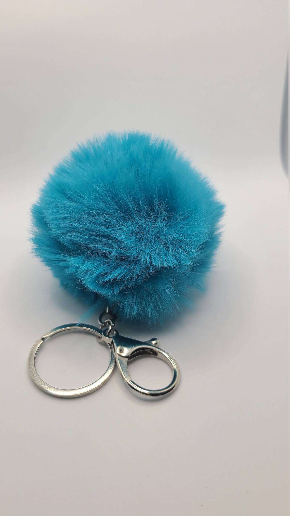 PomPom Keychains Furry Keychains Furball Keychains | Etsy