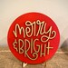 Small Round Signs - Interchangeable Inserts - Tiered Tray Seasonal ...