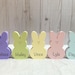 Personalized Wood Peeps - Custom Easter Decor - Wooden Easter Peep ...