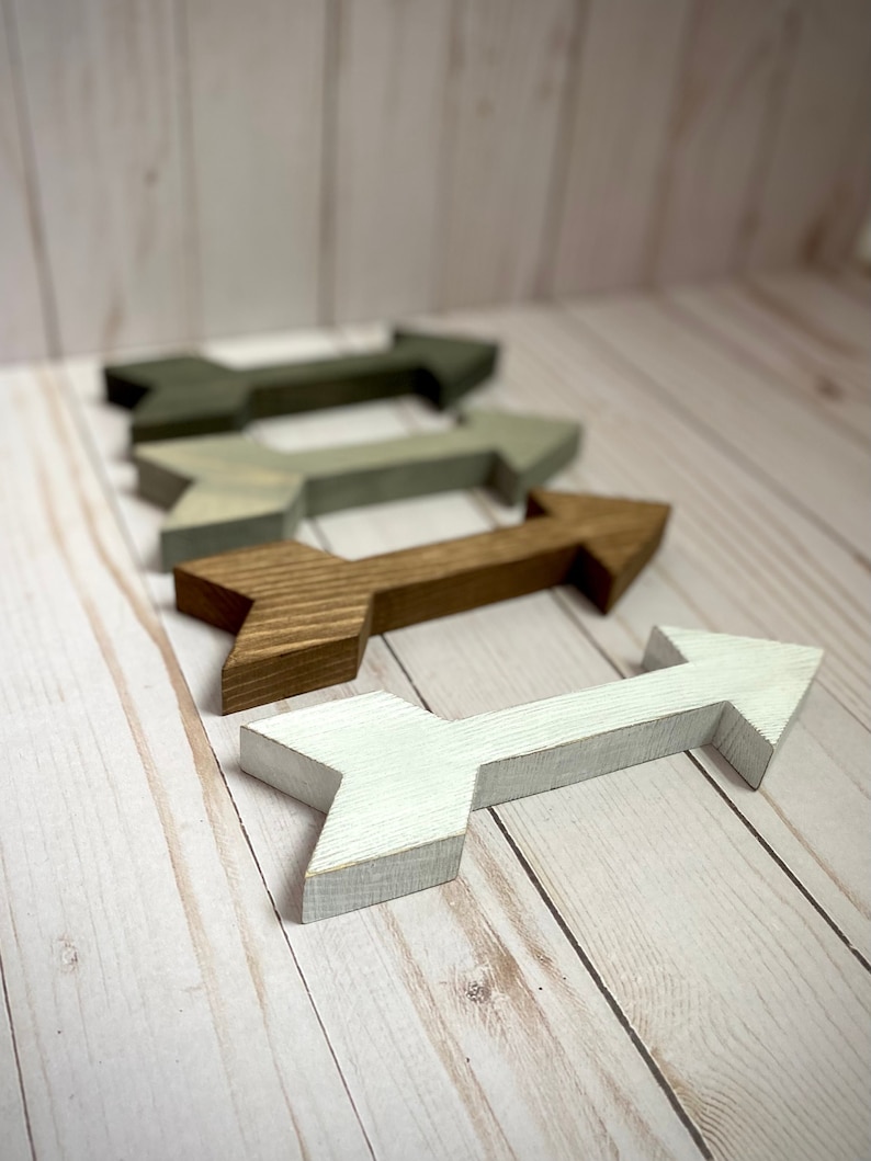 Arrow - Rustic Wood Arrows - Farmhouse Tiered Tray Decor - Primitive ...