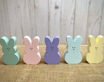 Wooden Easter Peep Decor - Etsy