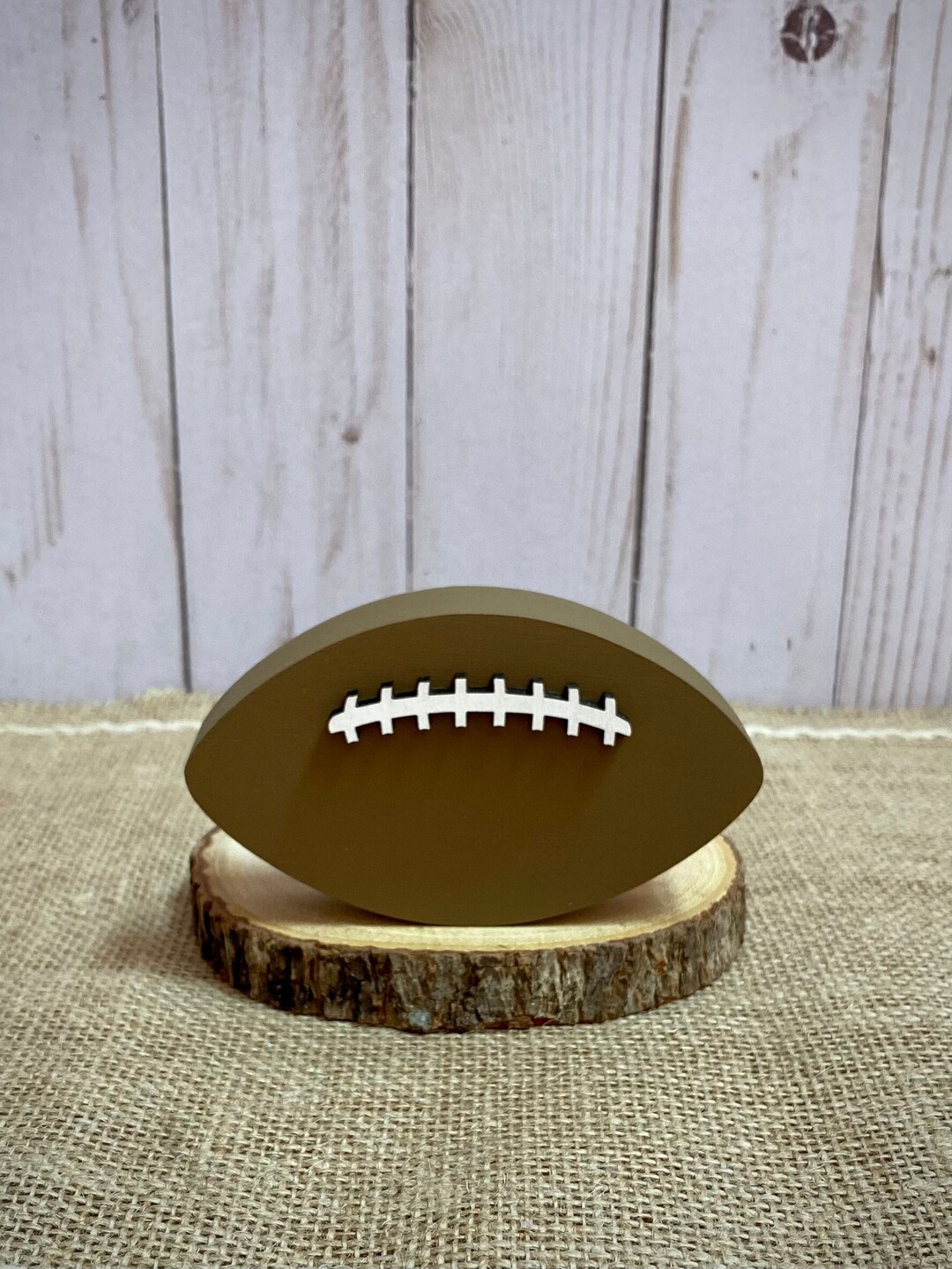 Wood Football - Sports Decor - Football Tiered Tray - Boys Room Decor ...