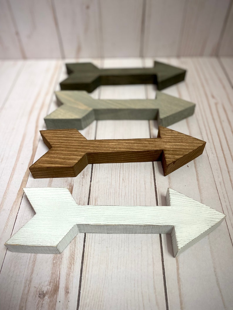 Arrow - Rustic Wood Arrows - Farmhouse Tiered Tray Decor - Primitive ...