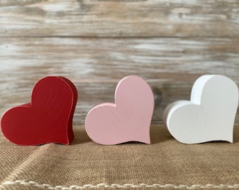Red Heart Decor | Etsy