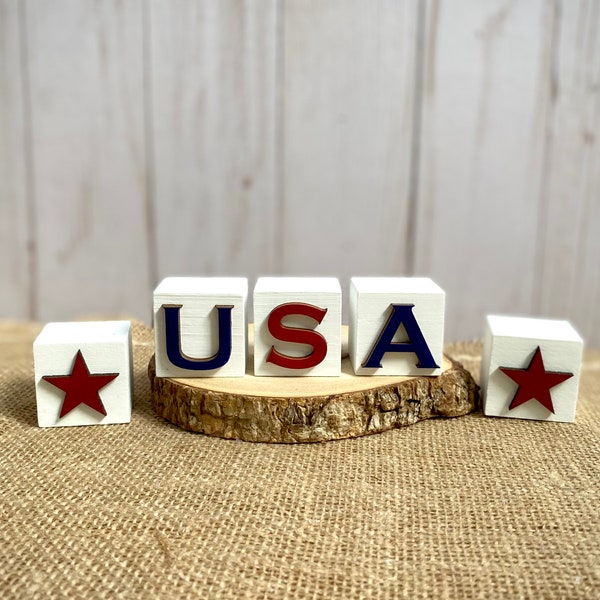 Usa blocks - Etsy