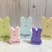 Personalized Wood Peeps - Custom Easter Decor - Wooden Easter Peep ...