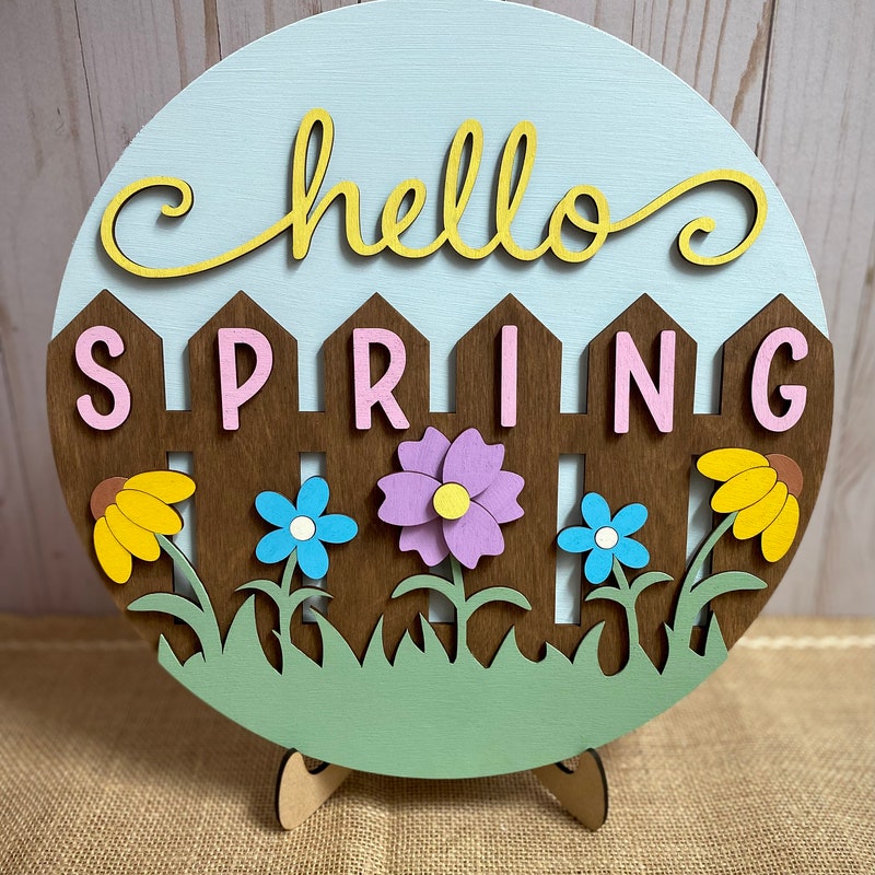 Hello Spring - Etsy