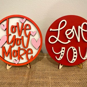 Small Round Signs - Interchangeable Inserts - Tiered Tray Seasonal ...