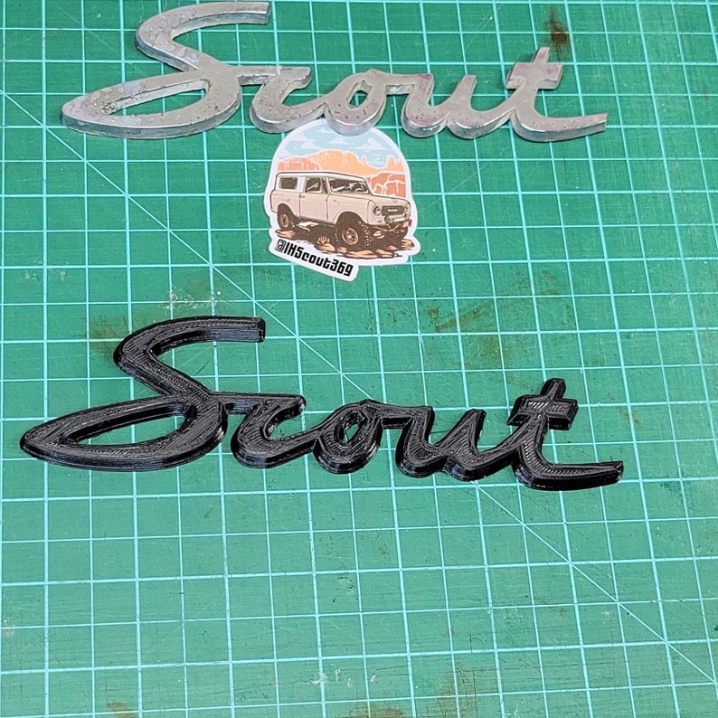 International Scout 800 80 3D Printed Replacement Badge, Emblem PETG - Etsy