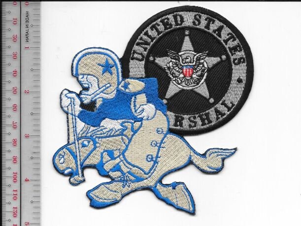 US Marshal Service USMS Texas Dallas Field Office Cowboys Agent Patch ...