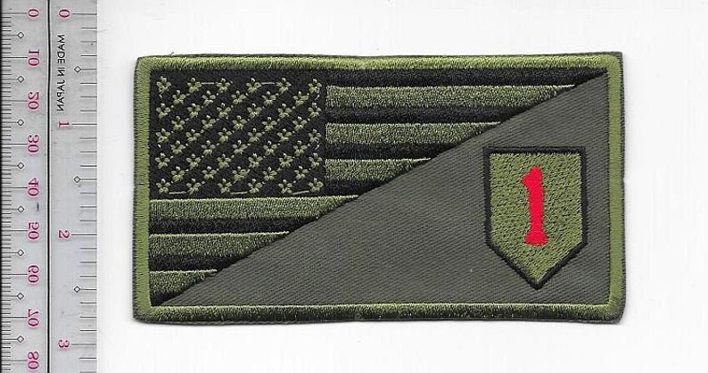 The Big Red One Army Vietnam Era 1st Infantry Division Acu Subdued ...