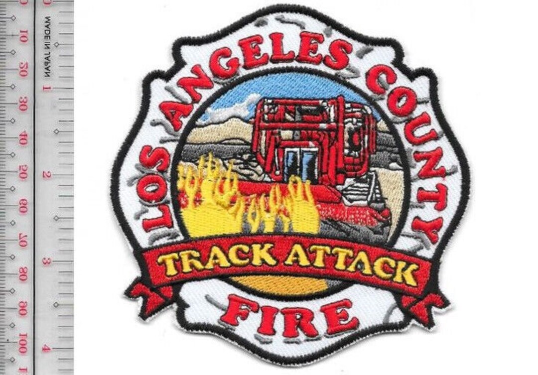 Track Attack Los Angeles County Fire Department Dozer Operator Patch - Etsy
