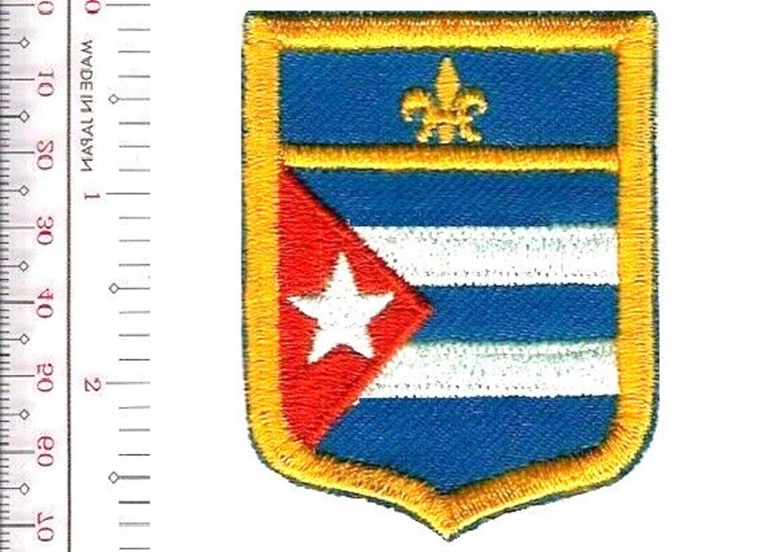 Escutero Cubano National Emblem 1950's Nino Explorador De Cuba Escudo ...