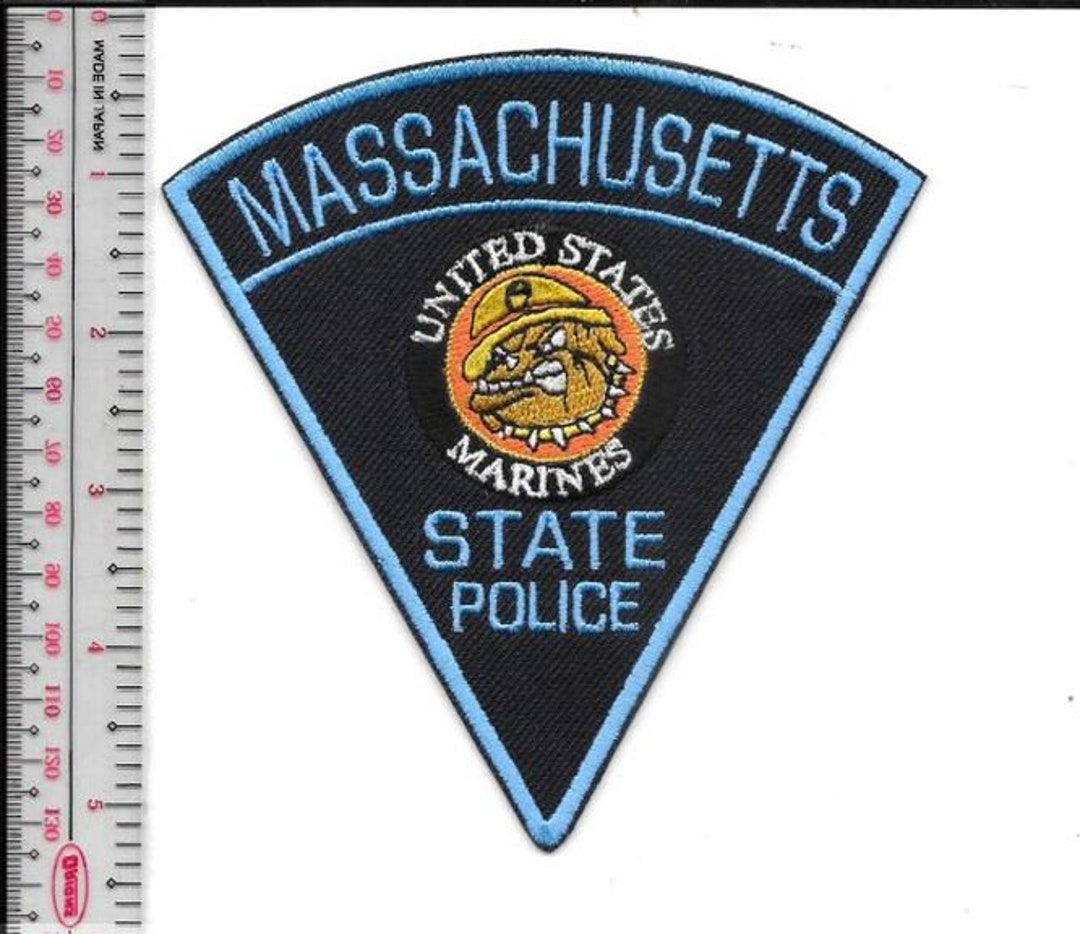 Massachusetts State Police US Marine Corps USMC Devil Dog Patch - Etsy