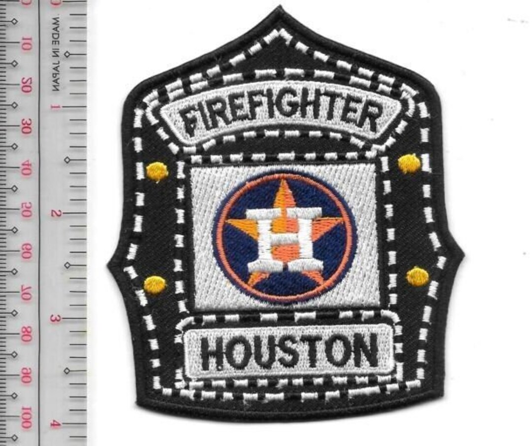 Firefighter Houston Astros & Houston Fire Department Promo Patch - Etsy