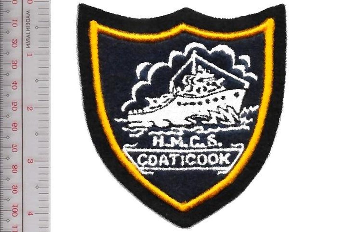 Canada Royal Canadian Navy RCN WWII HMCS Coaticook K410 Frigate River ...