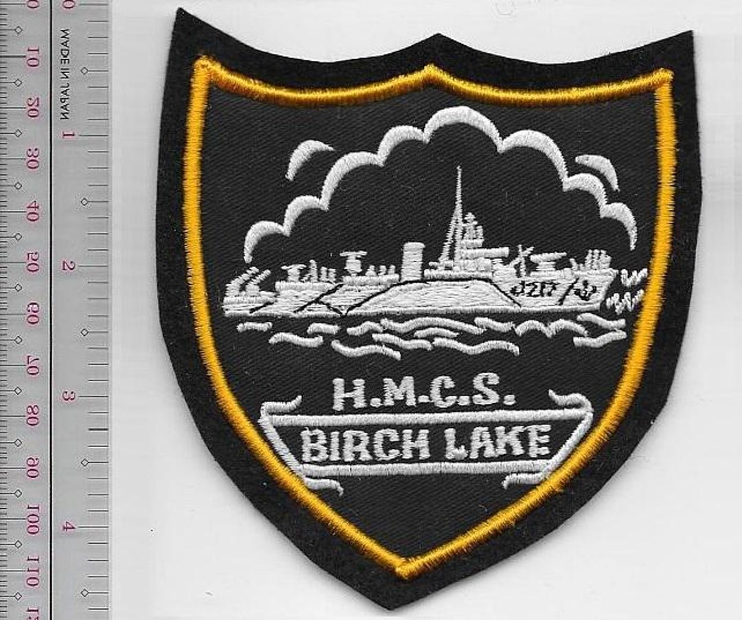 Canada Royal Canadian Navy RCN WWII HMCS Birch Lake Minesweeper Lake ...
