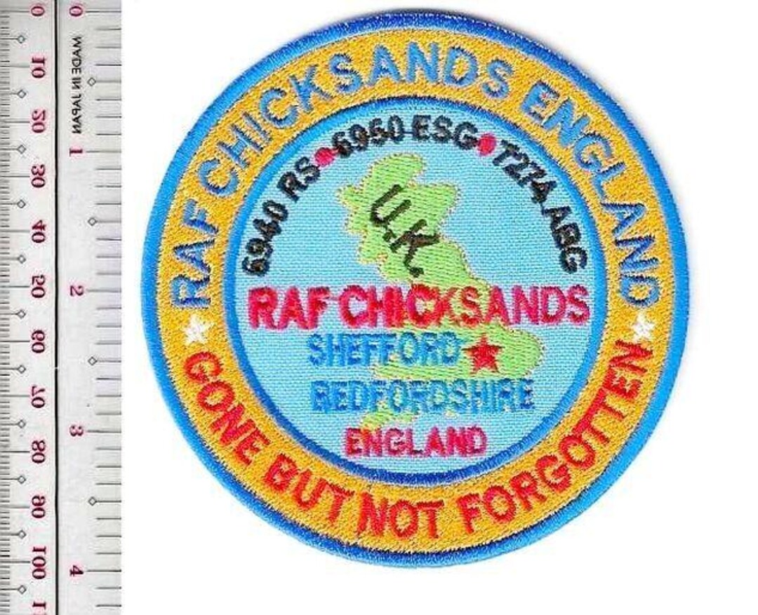 US Air Force UK RAF Chick Sands Air Base Shefford England Patch - Etsy