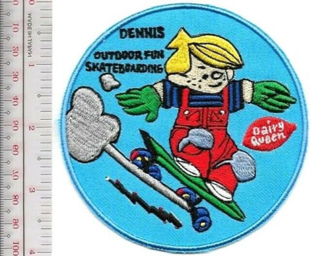 Vintage Skatebording Dennis the Menace Skateboarding Dairy Queen ...