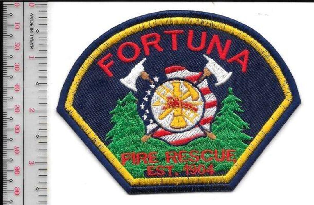 Fortuna Volunteer Fire Department Fire Rescue California FD Patch - Etsy