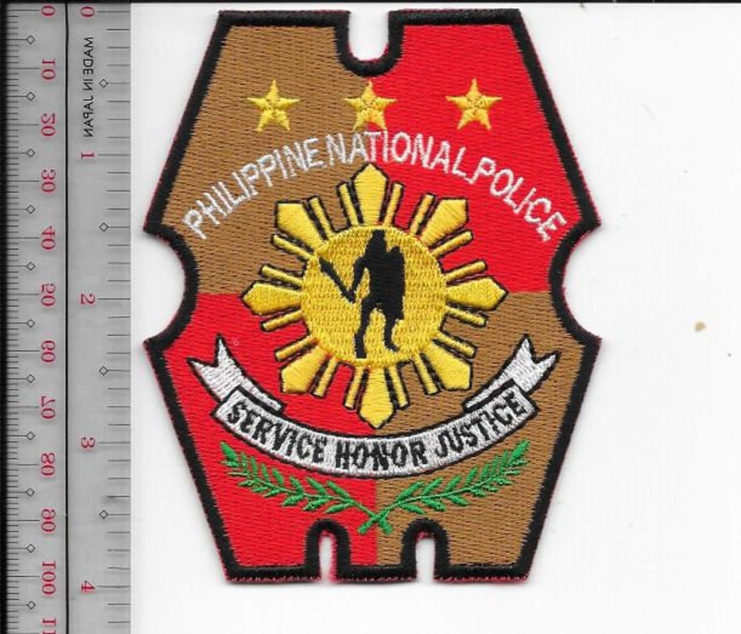 Philippines National Police PNP Shoulder Patch - Etsy