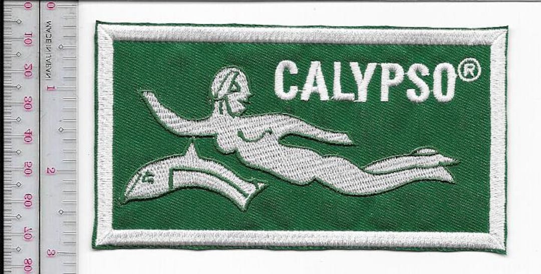 SCUBA Diving USA & France Calypso the Cousteau Society Patch Cotton ...
