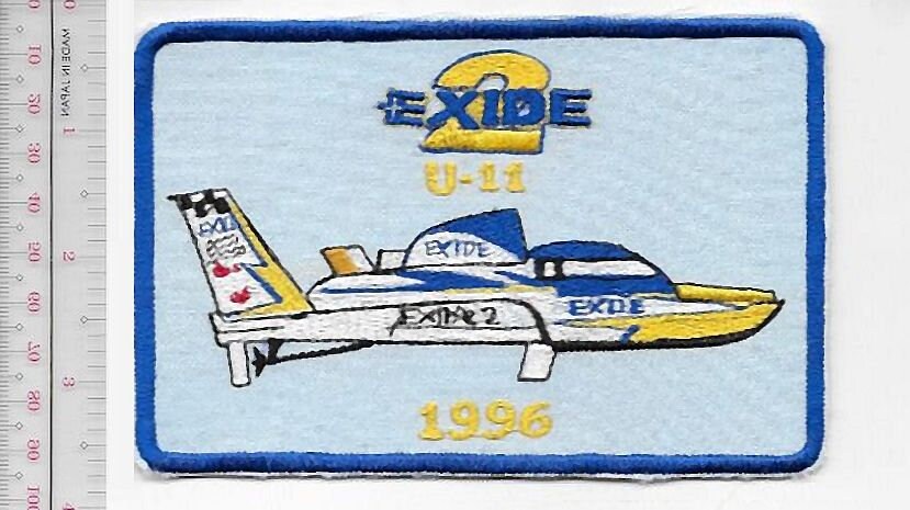 Vintage Hydroplane Miss Exide 2 U-11 1996 Unlimited Class Thunderboat ...
