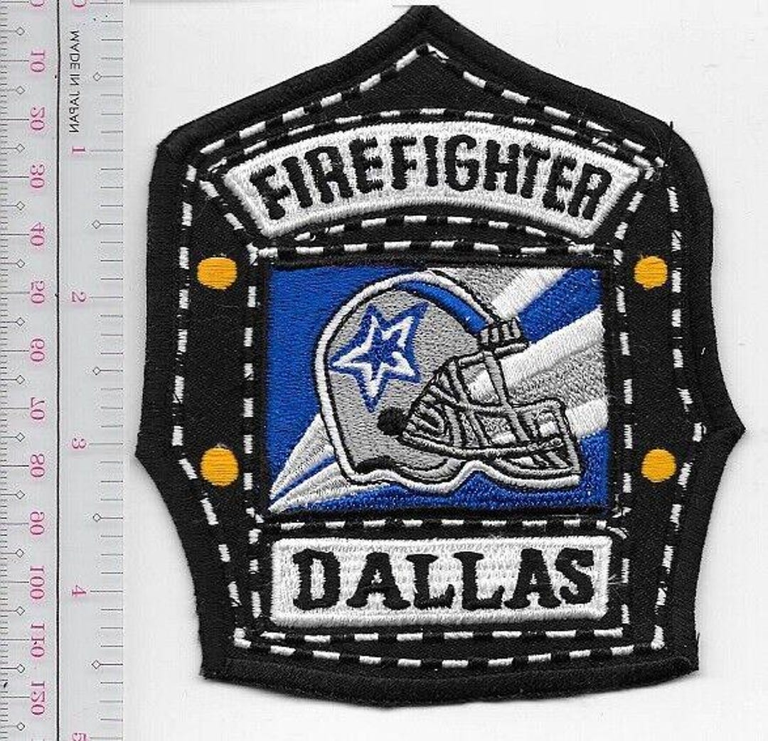 Firefighter Fire Department Dallas Cowboys NFL Football Helmet Shield ...