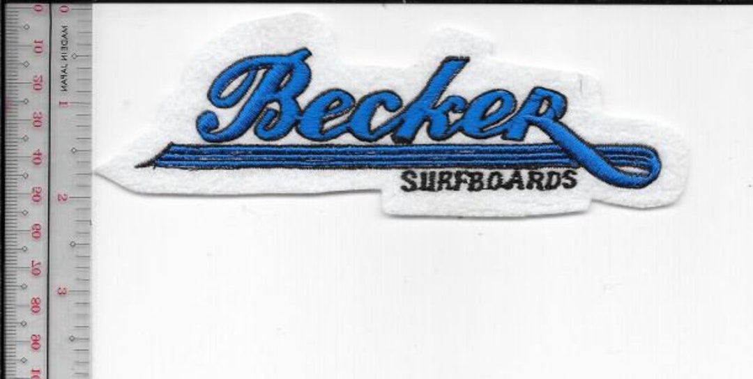 Vintage Surfing California Becker Surfboards Hermosa Beach Promo Patch ...