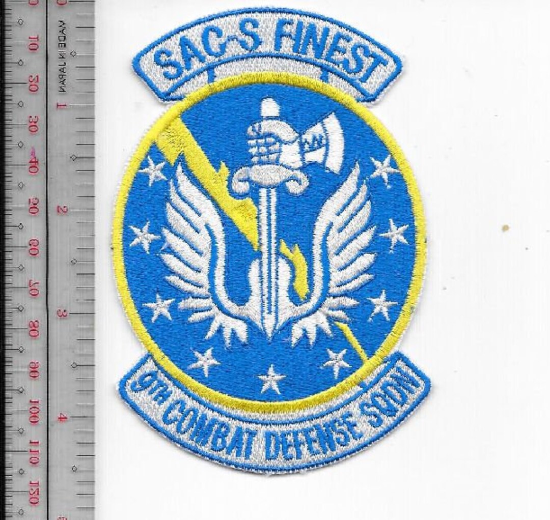 US Air Force USAF 9th Combat Defense Squadron Strategic Air Command ...