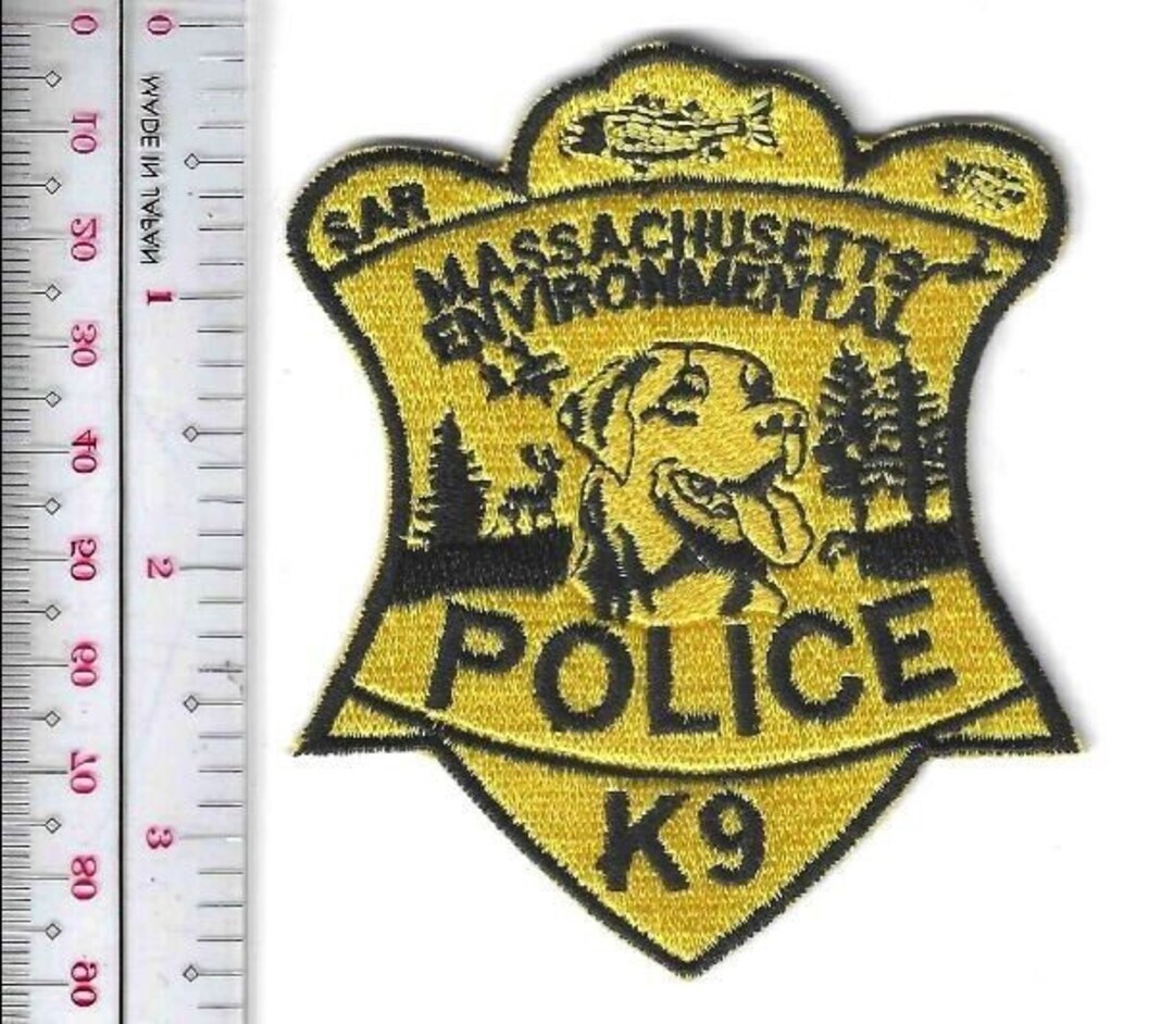 Massachusetts Environmental Police K9_ SAR Trapping Mass State Patch - Etsy
