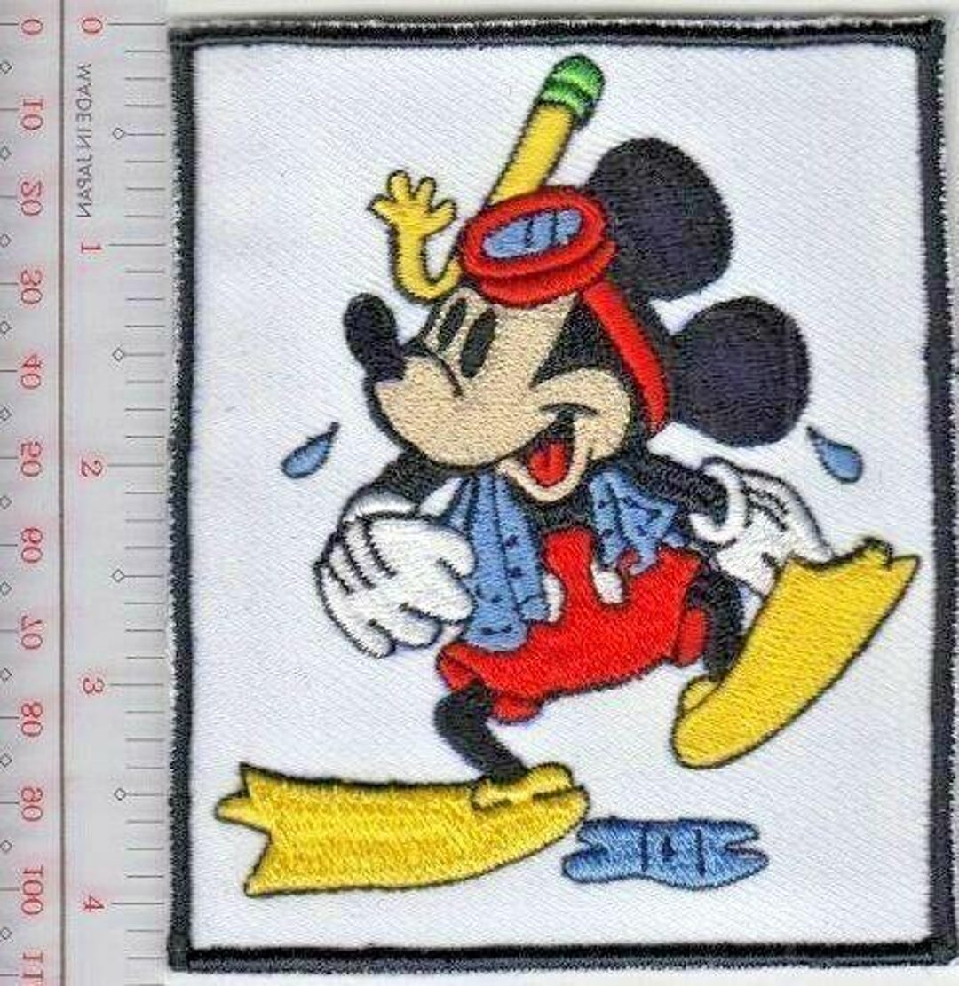 CUBA USA Disney Mickey Mouse Diver Patch - Etsy