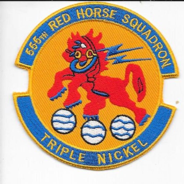 Usaf Red Horse Patch - Etsy