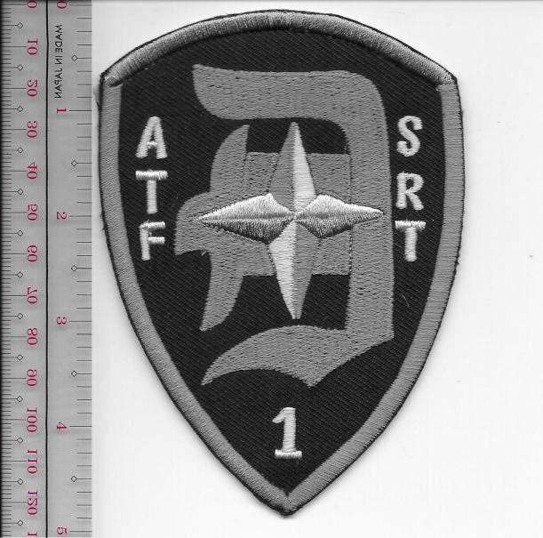 ATF Detroit Field Office Special Response Team 1 SRT-1 SWAT Agent Patch - Etsy