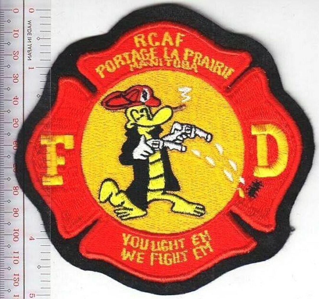 Canada Royal Canadian Air Force RCAF Firefighter Portage La Prairie ...