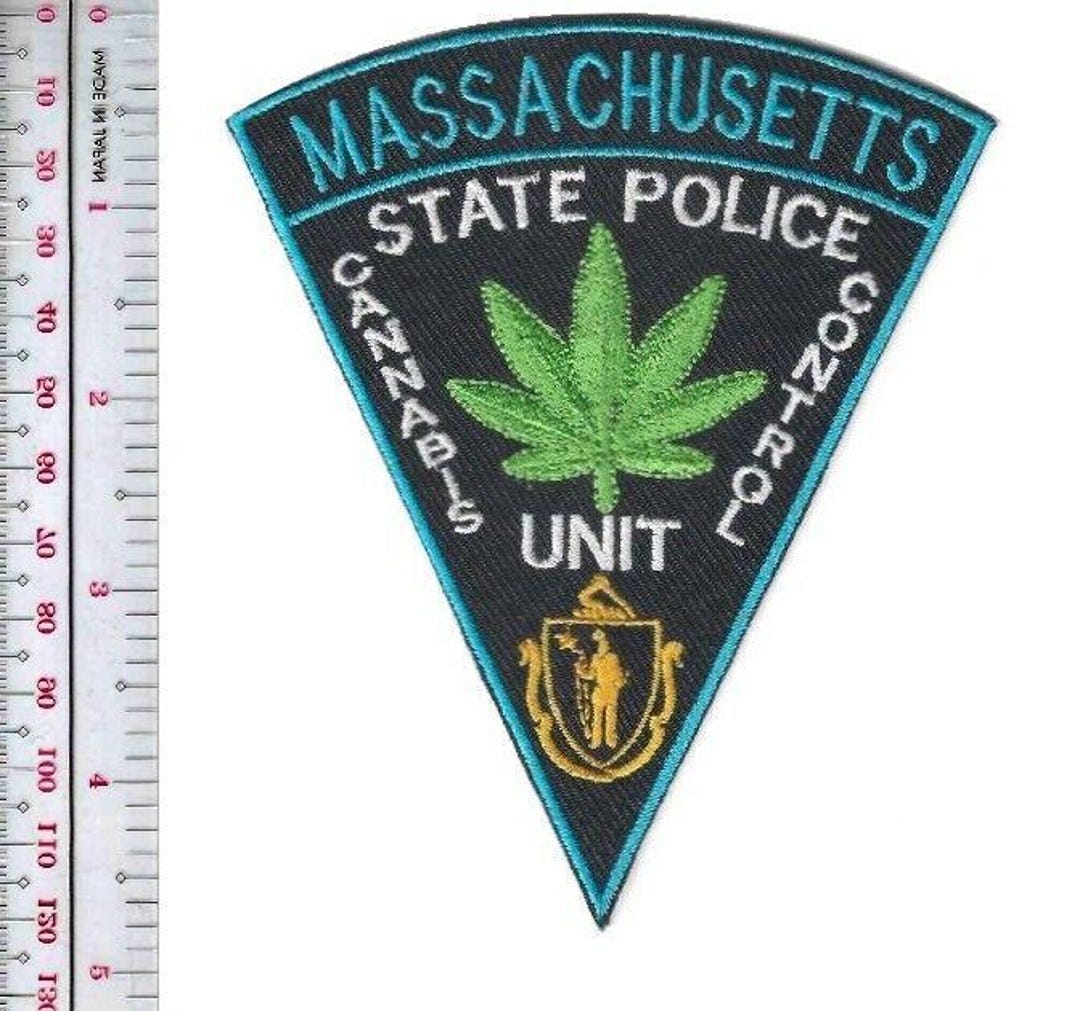 Massachusetts State Police MSP Cannabis Control Unit Patch - Etsy