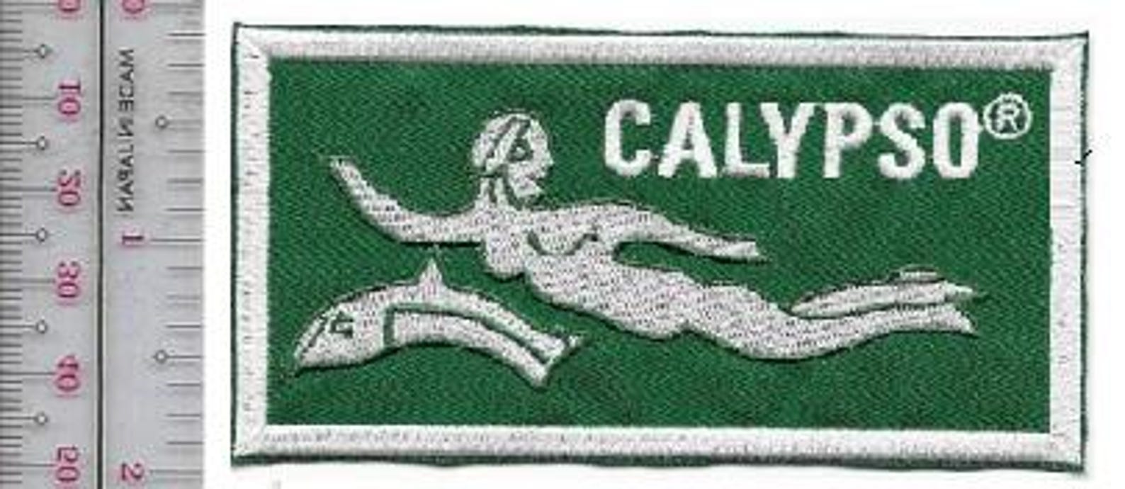 SCUBA Diving USA & France Calypso the Cousteau Society Patch White on ...