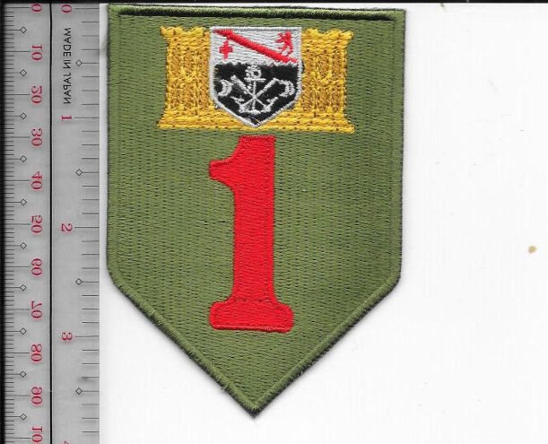 Army Vietnam 1st Infantry Division 1st Engineer Battalion 'big Red One ...