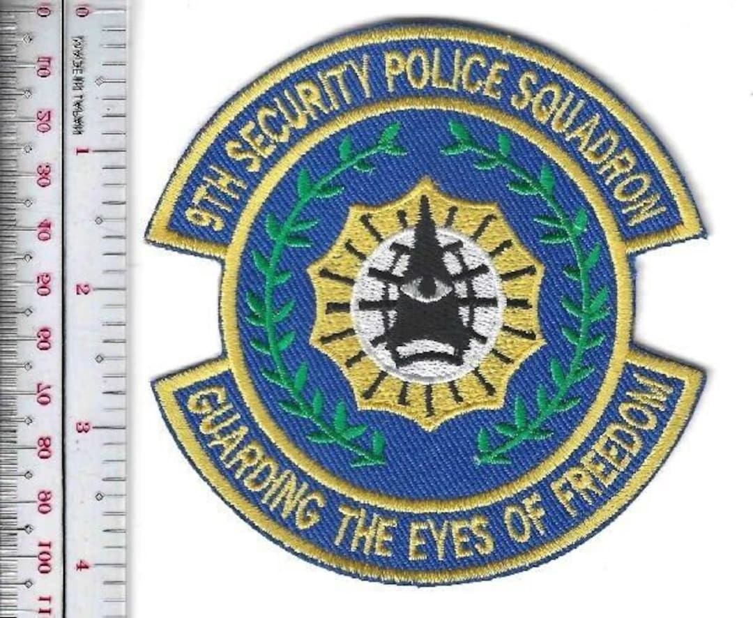 US Air Force USAF 9th Security Police Squadron Beale Air Force Base ...